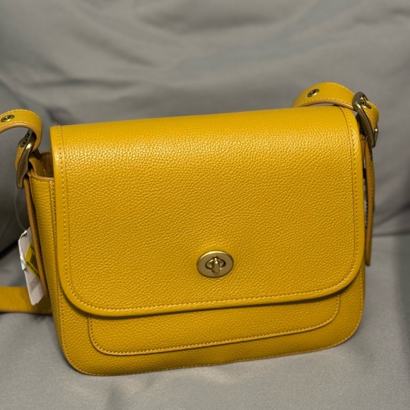 Coach | Bags | Coach Mustard Yellow Crossbody Bag | Poshmark